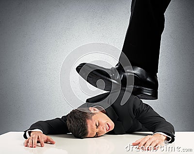 Oppressed By The Boss Stock Photography - Image: 35729632