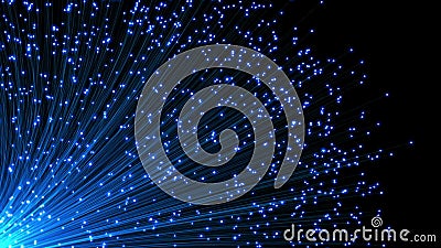 Optic Fiber against black stock footage. Video of beam - 53667586