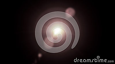 Optical Lens Flares Transition Seamless Loop with Flickering Shaking ...
