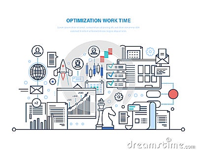 Optimization Work Time. Working Process Planning, Workflow Control ...