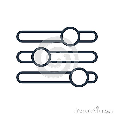 Options Icon Vector Isolated On White Background, Options Sign ...