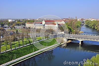 Oradea Aerial View Stock Photo - Image: 19435310
