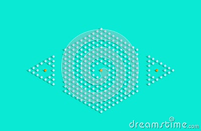 Social Distance Concept With Balls And Spheres Located At A Certain ...