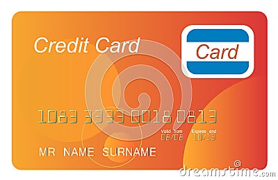 Orange Credit Card Stock Photos - Image: 8479683