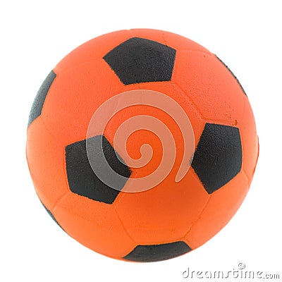 Orange Dutch Soccer Ball Stock Images - Image: 13903964