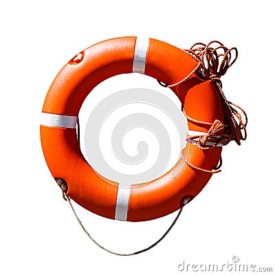 Orange Life Saving Ring Royalty-Free Stock Image | CartoonDealer.com ...