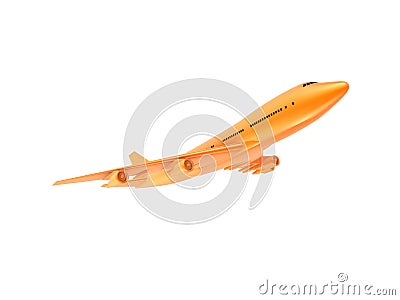 Orange Plane Stock Images - Image: 2260734