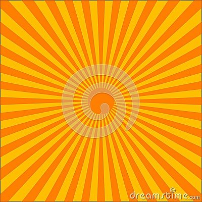 Orange Ray Burst Stock Images - Image: 8301844