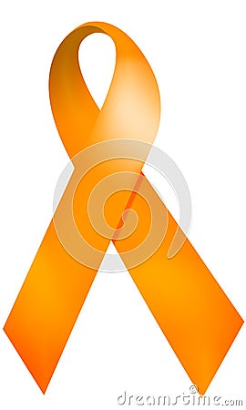 Orange Ribbon Royalty Free Stock Photos - Image: 3282968