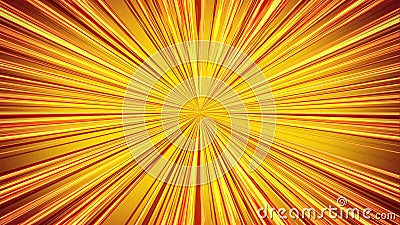 Orange Speed Lines from the Center in Comic Style. Stock Footage ...