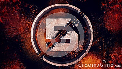 Orange Top 10 Numbers Countdown Motion Graphic Background Stock Video ...