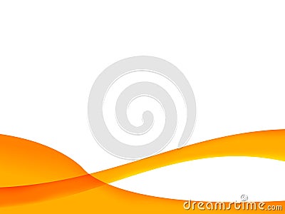 Orange Wave Background Stock Image - Image: 9905551