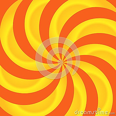 Orange And Yellow Swirls Abstract Royalty Free Stock Image - Image: 7952546