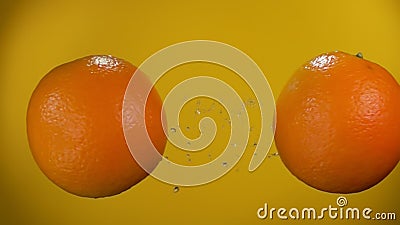 Oranges Bump into Each Other Stock Video - Video of health, falling ...