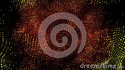 Organic Shape from Flow Particles Stock Video - Video of gaseous, glare ...