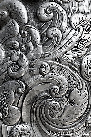 Engraving On Silver, Background Stock Image - Image: 29724941