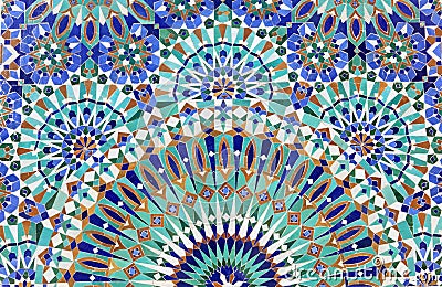 Orientalisches Mosaik In Marokko Stockfotografie - Bild: 32454482