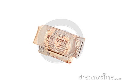 Origami Made Of Indian Rupee Banknotes Stock Image | CartoonDealer.com ...