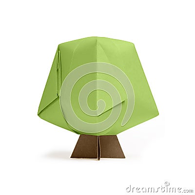 Origami Paper Tree Stock Photography | CartoonDealer.com #116388818