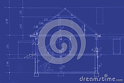 Original Blueprint Royalty-Free Stock Photography | CartoonDealer.com ...