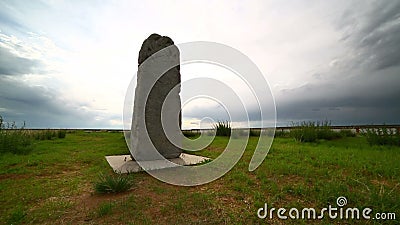 Orkhon Inscriptions, Oldest Turkic Monuments Stock Footage - Video of ...