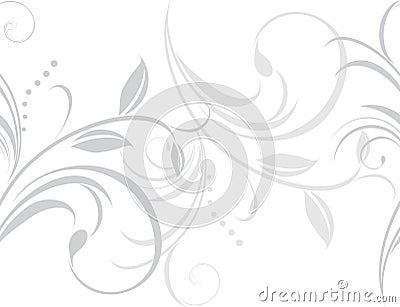 Ornamental Light Gray Border Isolated On The White Royalty Free Stock ...