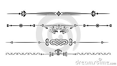 Ornamental Rule Lines Vector Illustration | CartoonDealer.com #40011872