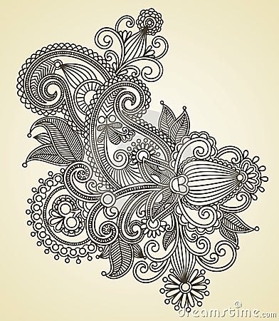 Ornate Flower Design Stock Photo - Image: 21975370