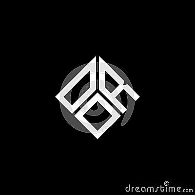 ORO Letter Logo Design On Black Background. ORO Creative Initials ...