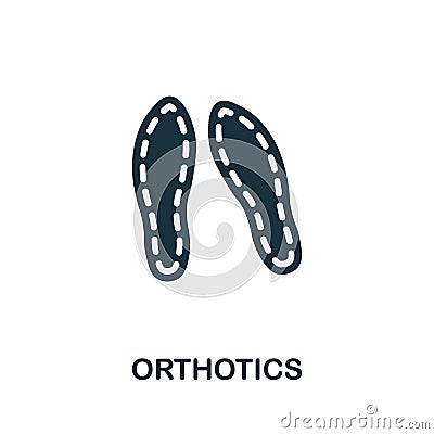 Orthotics Icon. Monochrome Simple Orthotics Icon For Templates, Web ...