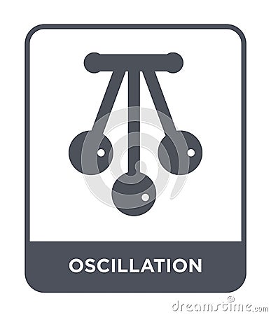 Oscillation Icon In Trendy Design Style. Oscillation Icon Isolated On ...