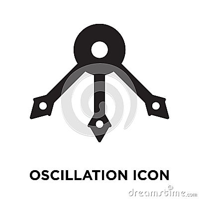 Oscillation Icon Vector Isolated On White Background, Logo Concept Of ...