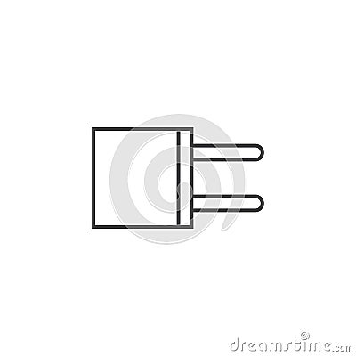 Oscillator Outline Flat Icon Vector Design Illustration | CartoonDealer ...