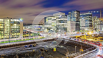 Oslo Night View Stock Photo - Image: 48401347