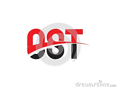 OST Letter Initial Logo Design Vector Illustration | CartoonDealer.com ...