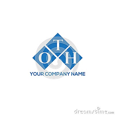 OTH Letter Logo Design On White Background. OTH Creative Initials ...