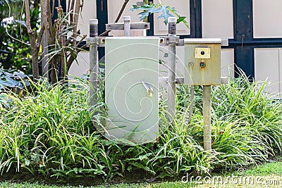 Outdoor Electrical Control Box Stock Photography | CartoonDealer.com ...