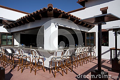 Outdoor Patio Cocktail Restaurant Bar Royalty Free Stock Photography ...