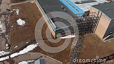 Outdoor stadium in spring stock footage. Video of champion - 145833252