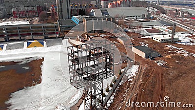 Outdoor stadium in spring stock video. Video of sporting - 145841617