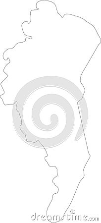 Comoe Ivory Coast Outline Map Vector Illustration | CartoonDealer.com ...