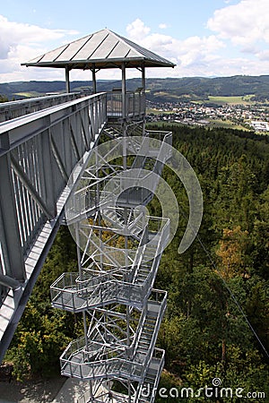 Outlook Tower With Bridge Stock Image | CartoonDealer.com #26818561