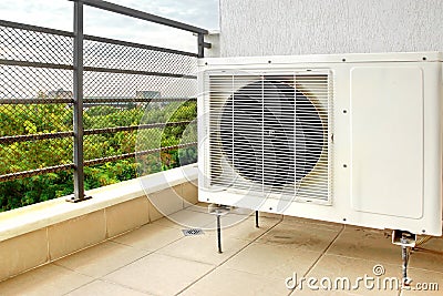 Outside Air Conditioner Royalty-Free Stock Photography | CartoonDealer ...