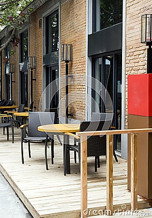 Outside Coffee Shop Stock Photos - Image: 22838793