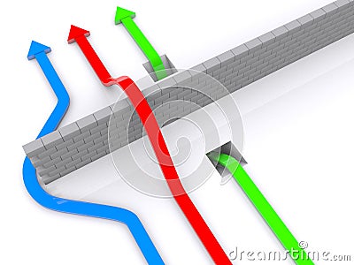 Over Under Around Stock Photography - Image: 12117202