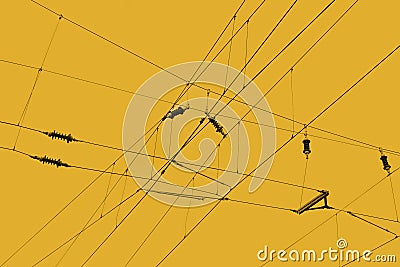 Overhead Lines Royalty-Free Stock Photography | CartoonDealer.com #14153807