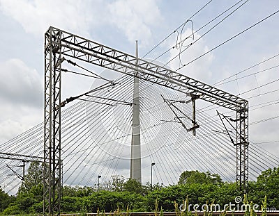 Overhead Train Line Stock Photography | CartoonDealer.com #42403448