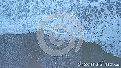 Overhead view of sea waves stock video. Video of aerial - 233388287