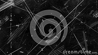 Overlay on Frame Imitation of Old Movie with Scratches and Grain on ...