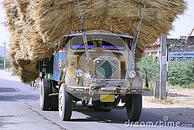 Overloaded Truck , Rajasthan Royalty Free Stock Photography - Image ...